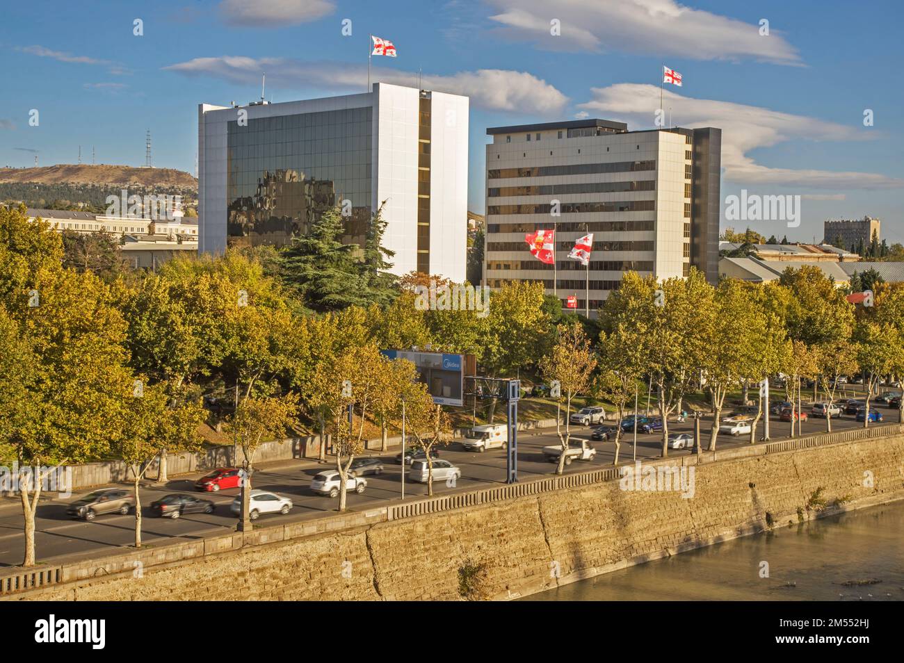 Ministry of Defence in Tbilisi. Georgia Stock Photo - Alamy