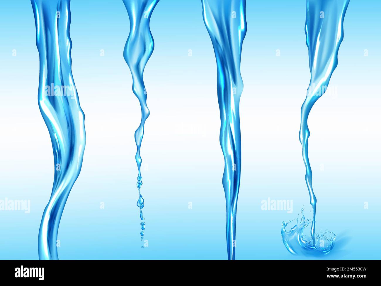 Water spate Stock Vector Images - Alamy