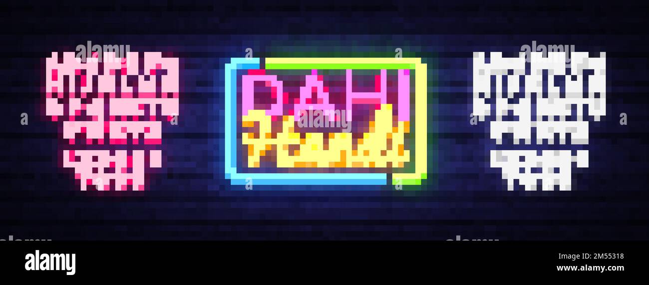 Dahi Handi Celebration Design Template. Janmashtami neon style, light ...