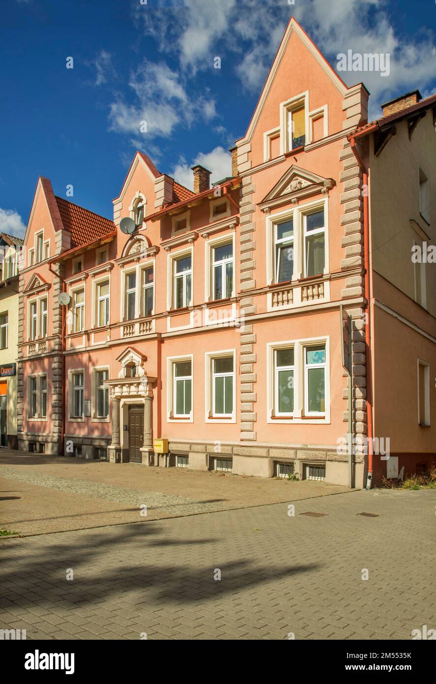 Old district of Lebork. Poland Stock Photo - Alamy
