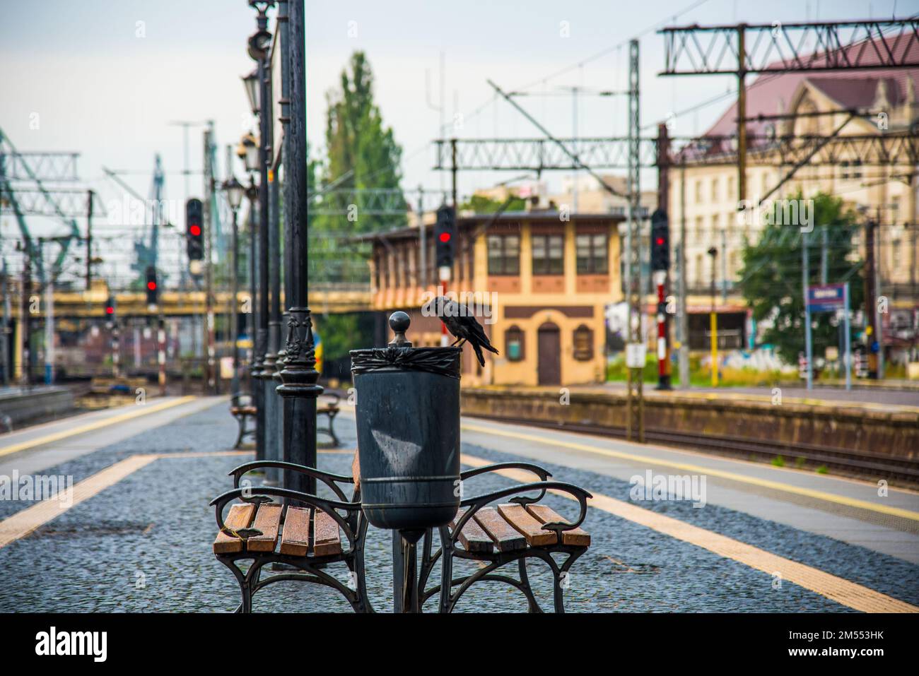 Gdynia glowna railway station platform hi-res stock photography and ...