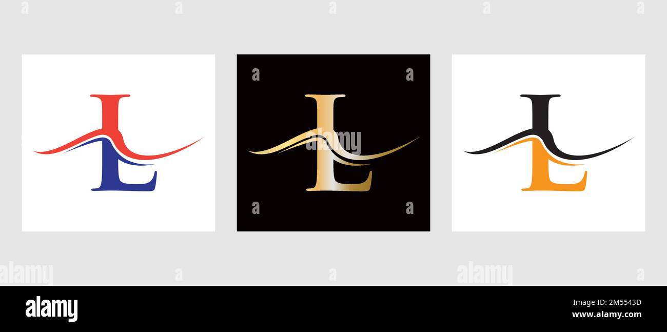 Initial Monogram Letter L Logo Design. L Logotype Vector Template Stock ...