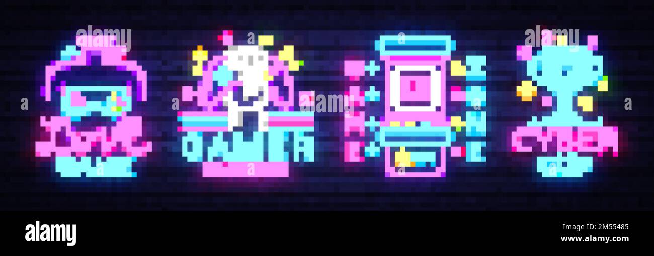 Logos gamer Stock Vector Images - Alamy