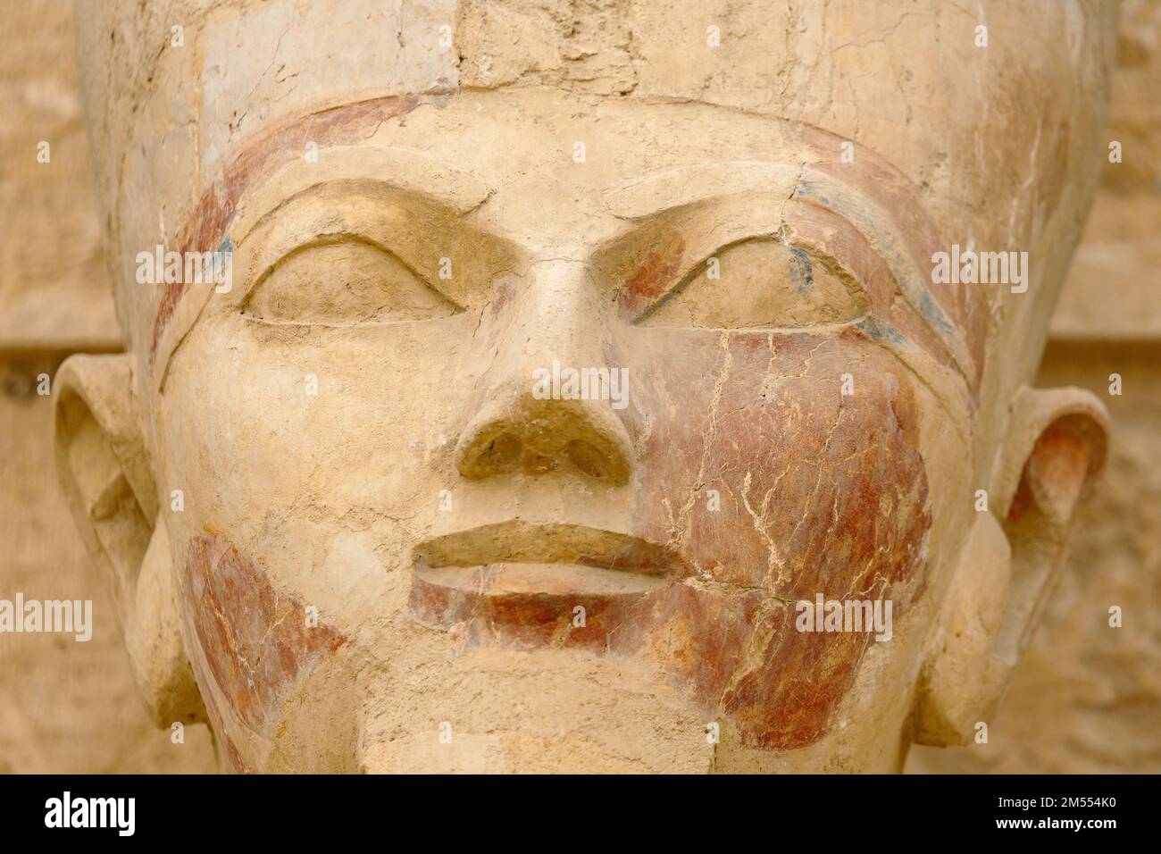 Temple of Hatshepsut or Djeser-Djeseru of Ancient Egypt located in Upper Egyptis located beneath ...