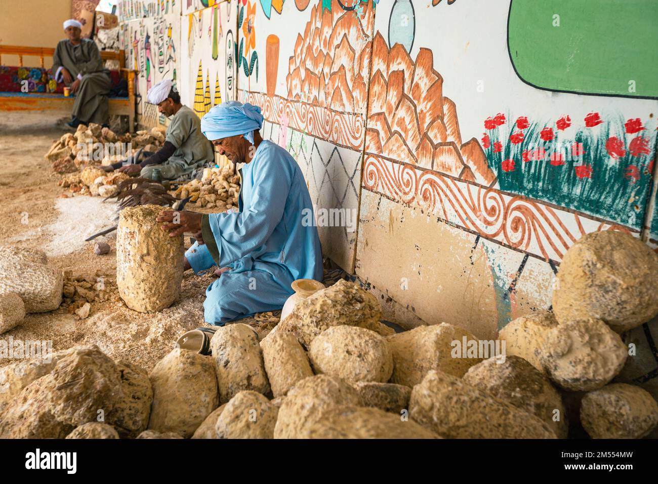 Egyptian pottery workshop hi-res stock photography and images - Alamy