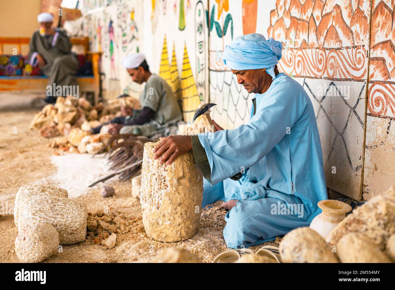 Egyptian pottery workshop hi-res stock photography and images - Alamy