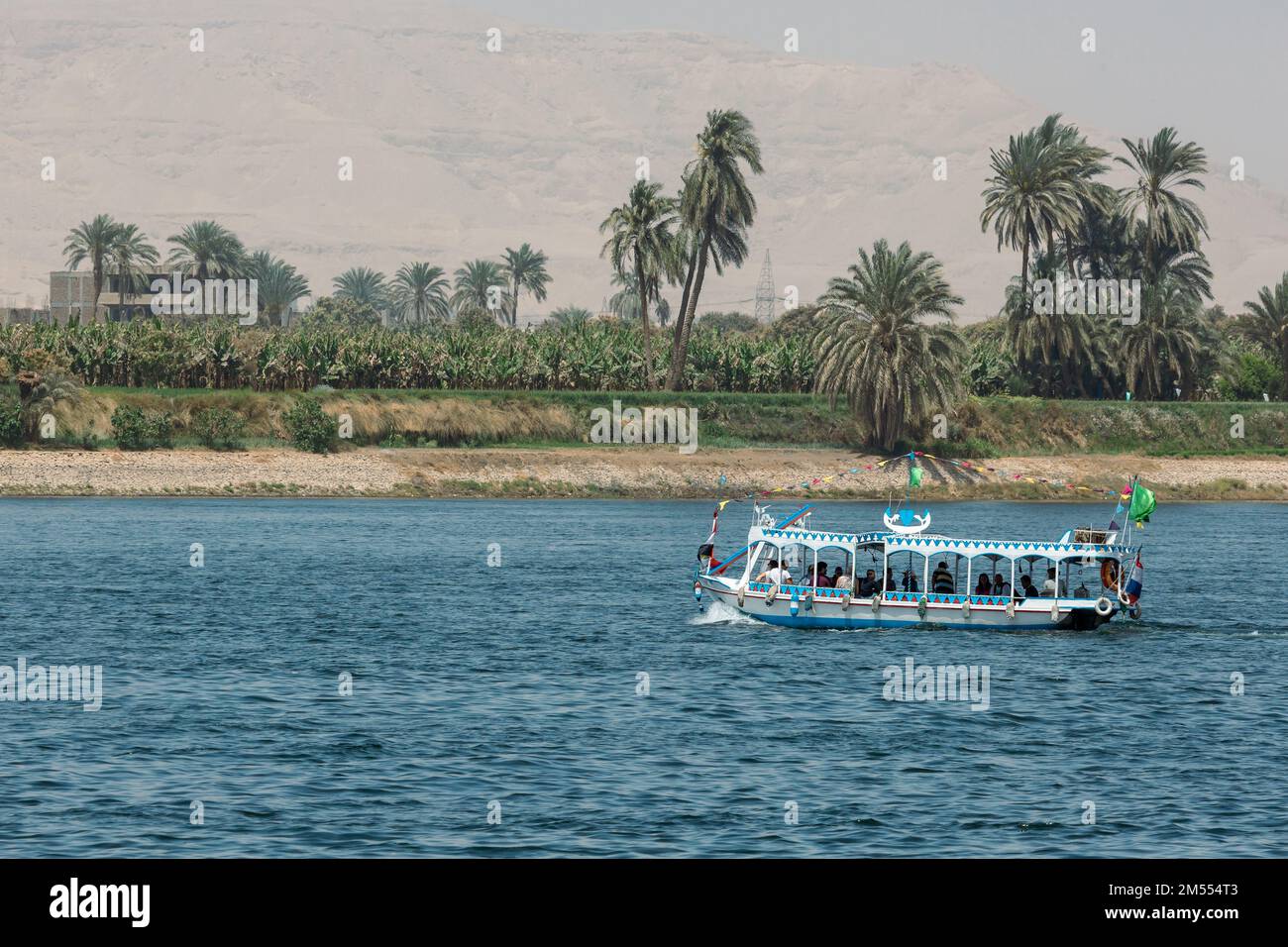 Local Ferry Boats on the Aswan docks. Aswan, Egypt Stock Photo - Alamy