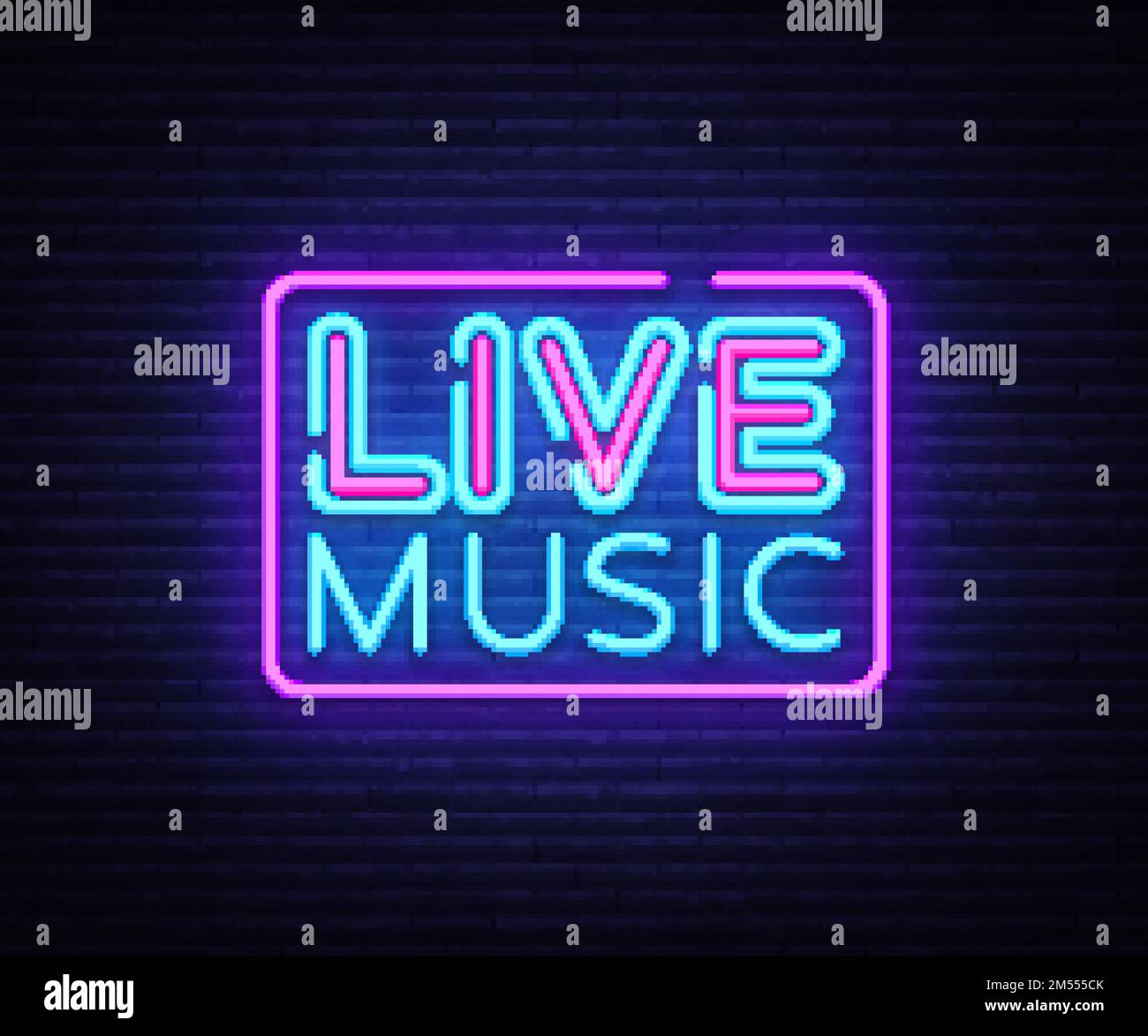 Live Music neon sign vector. Live Music design template neon sign ... Live Music neon sign vector. Live Music design template neon sign ...