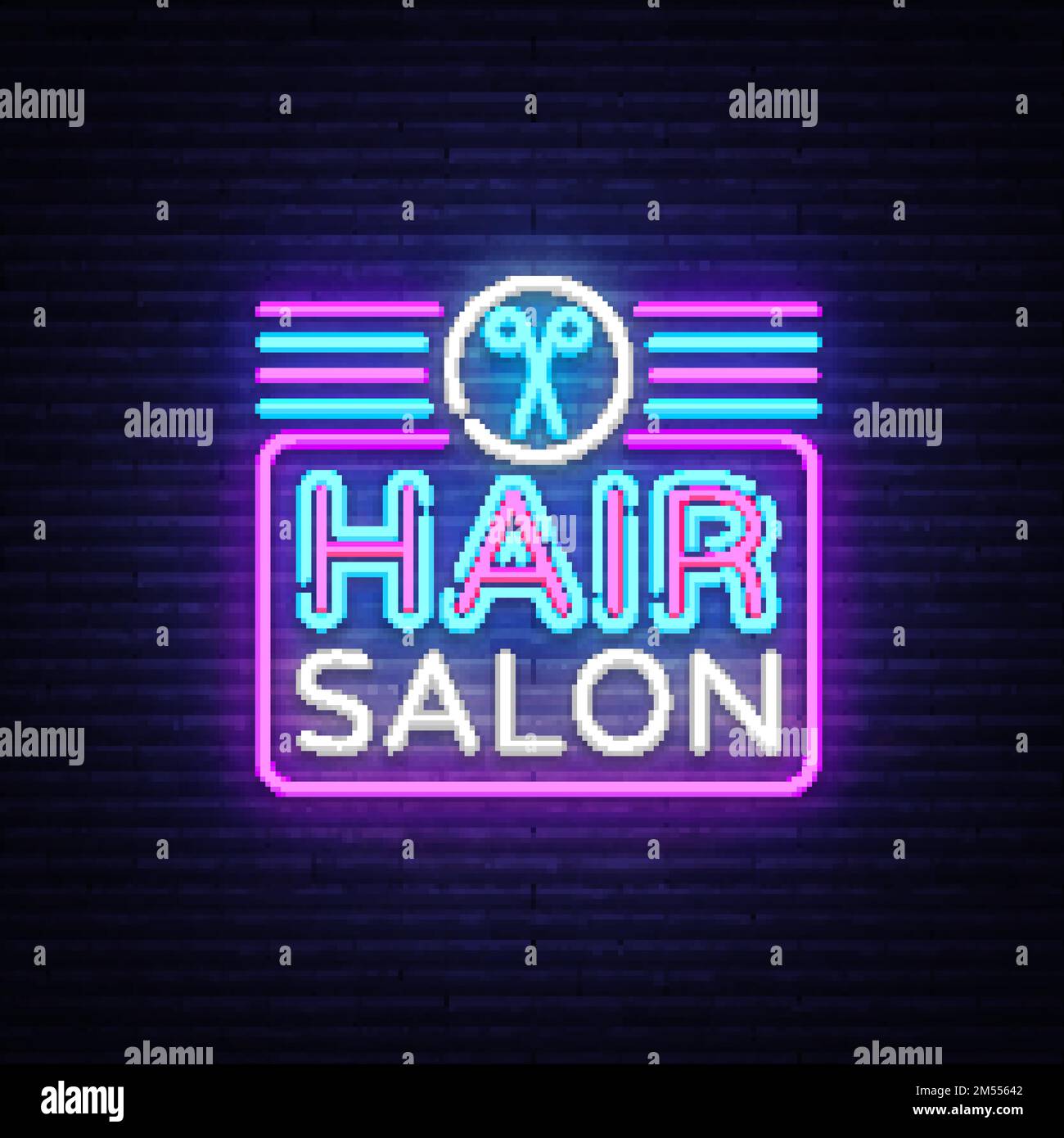 Night club hairdresser salon hi-res stock photography and images - Alamy