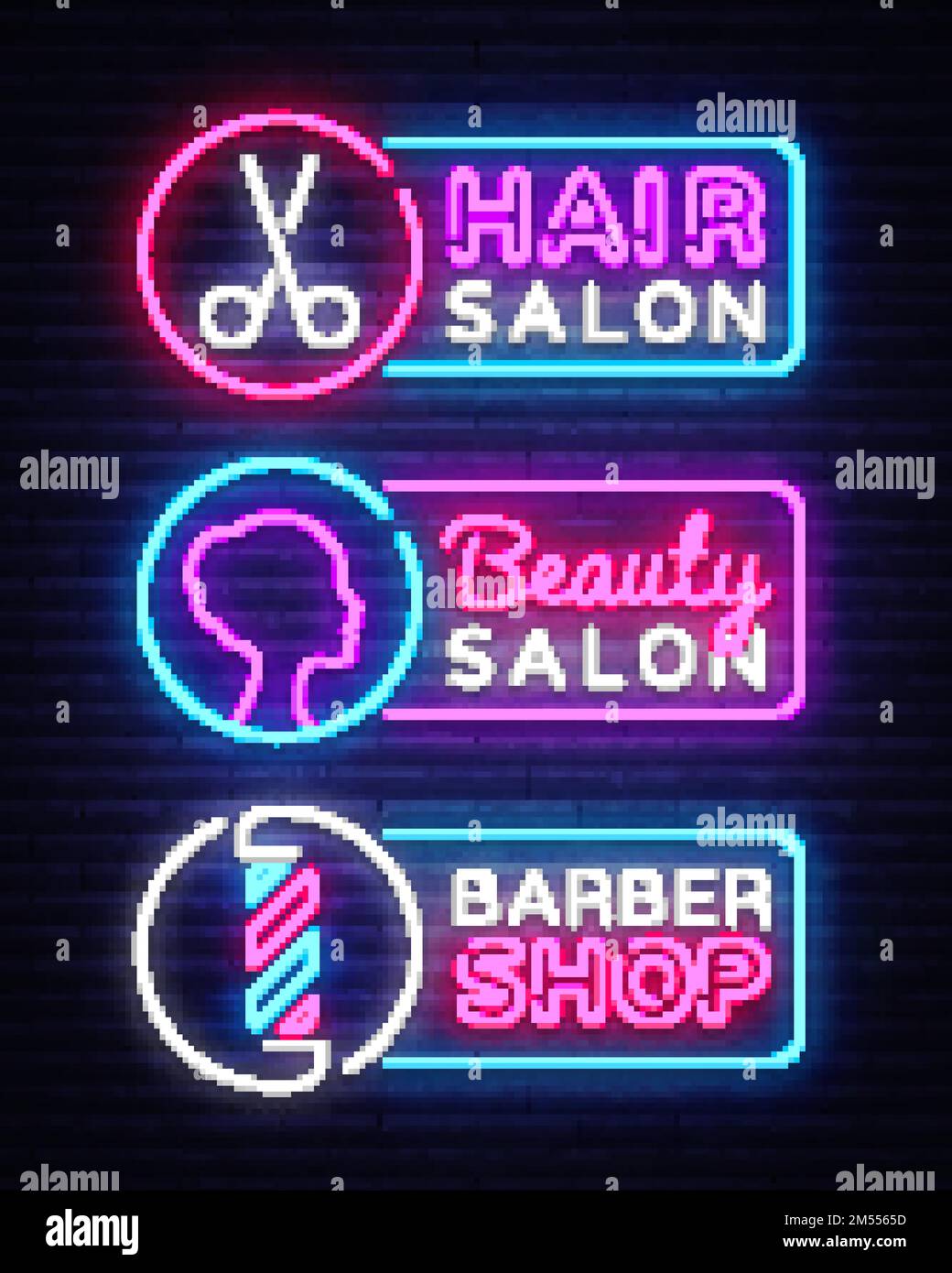 Night club hairdresser salon hi-res stock photography and images - Alamy