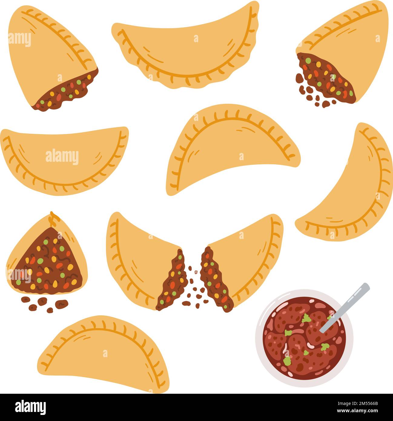 Traditional spanish pastry Stock Vector Images - Alamy