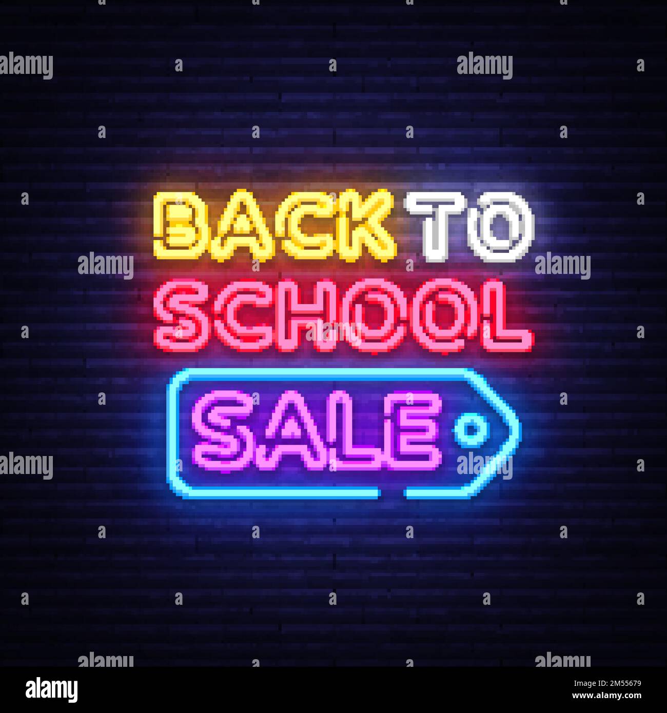 Business school neon sign Stock Vector Images - Alamy