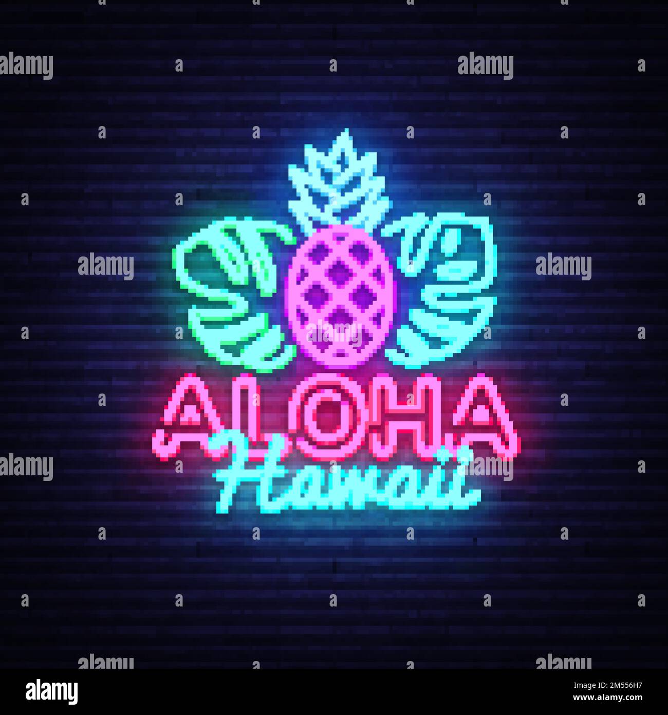 Hawaiian roadside Stock Vector Images - Alamy