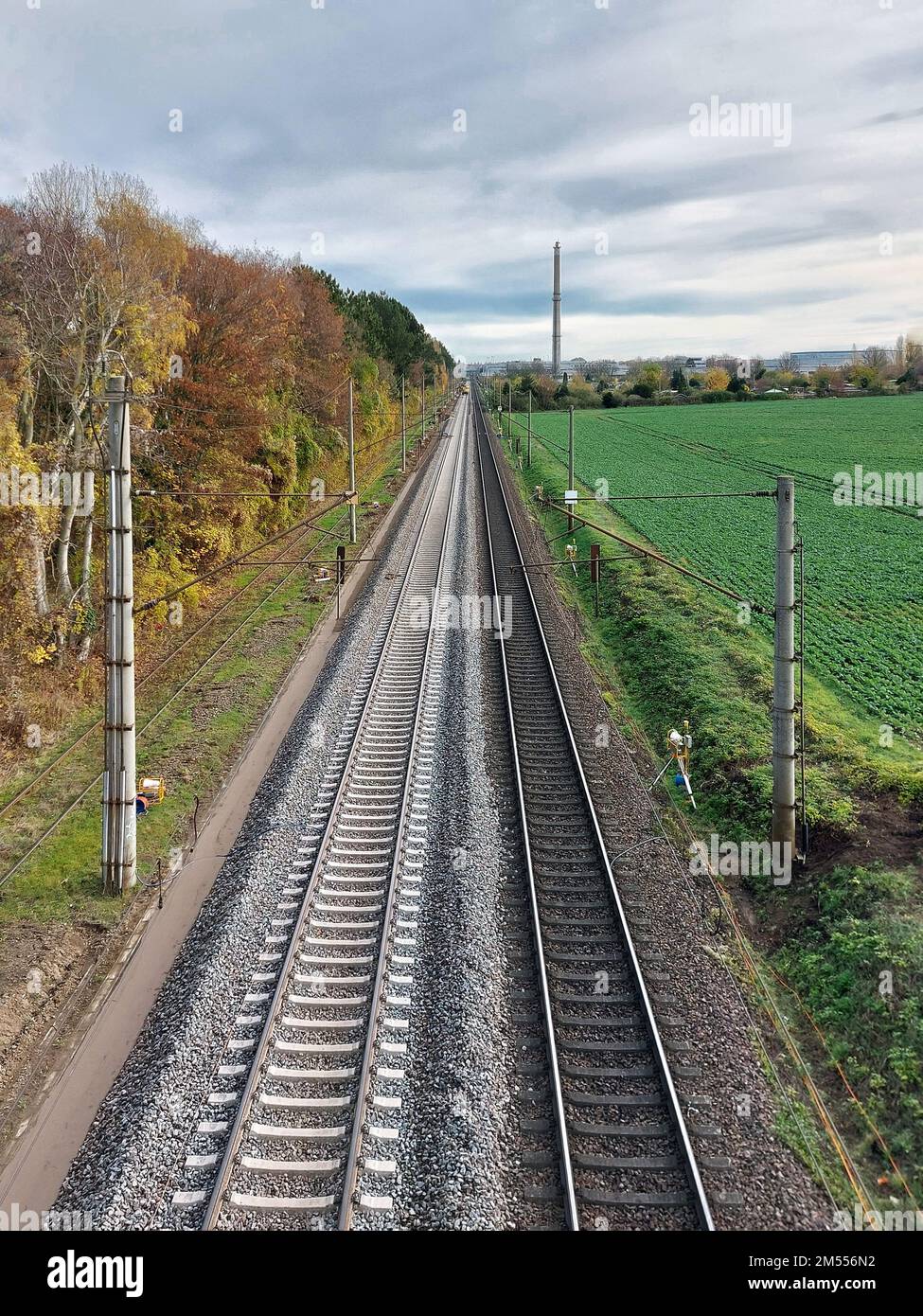 Old rail tracks hi-res stock photography and images - Alamy