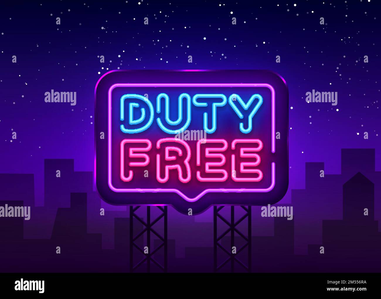 Duty free banner Stock Vector Images - Alamy