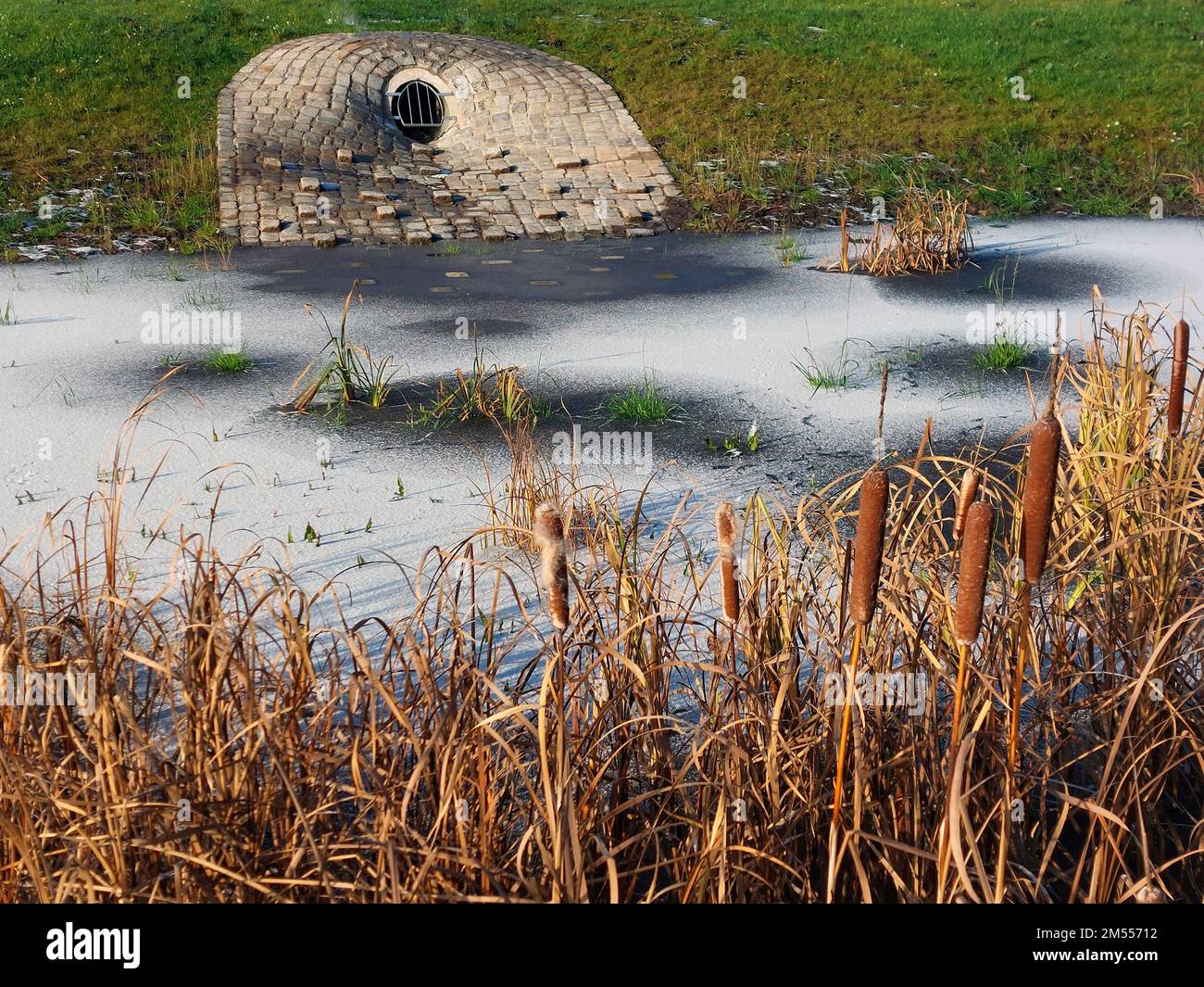 Storm water retention basin hi-res stock photography and images - Alamy