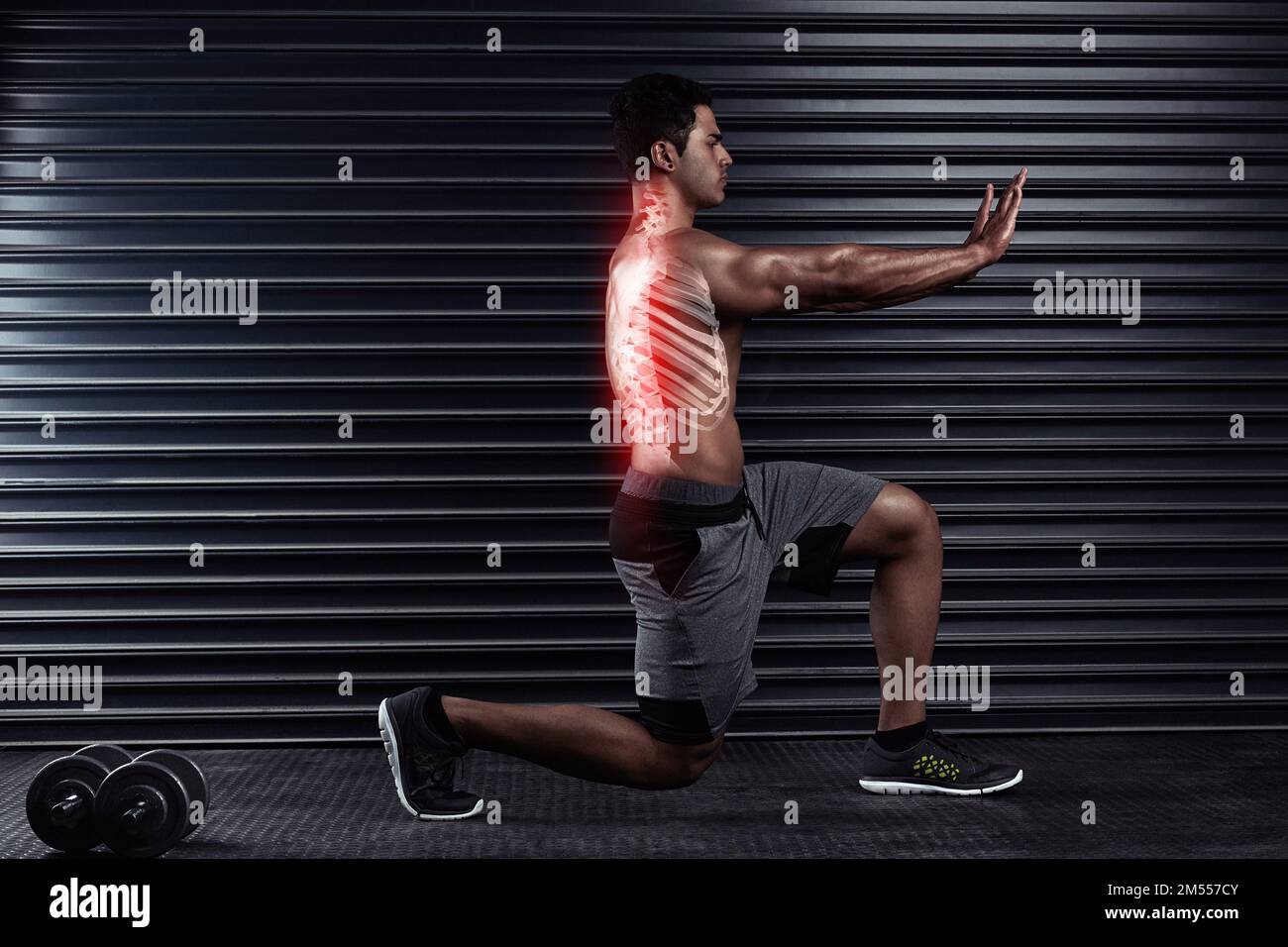 Hes got the perfect frame for that body. Full length shot of a handsome ...