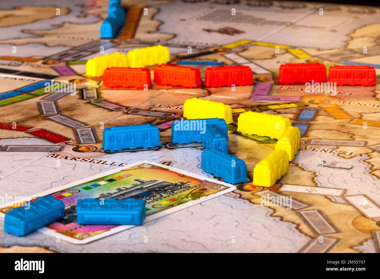Ticket to ride game hi-res stock photography and images - Alamy