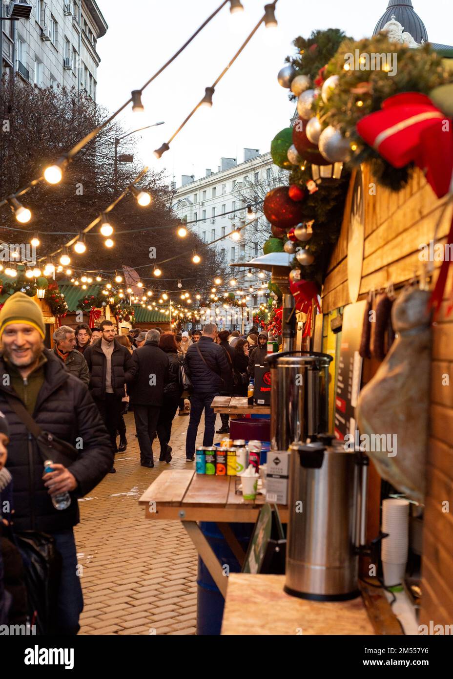 Sofia christmas market bulgaria hi-res stock photography and images - Alamy