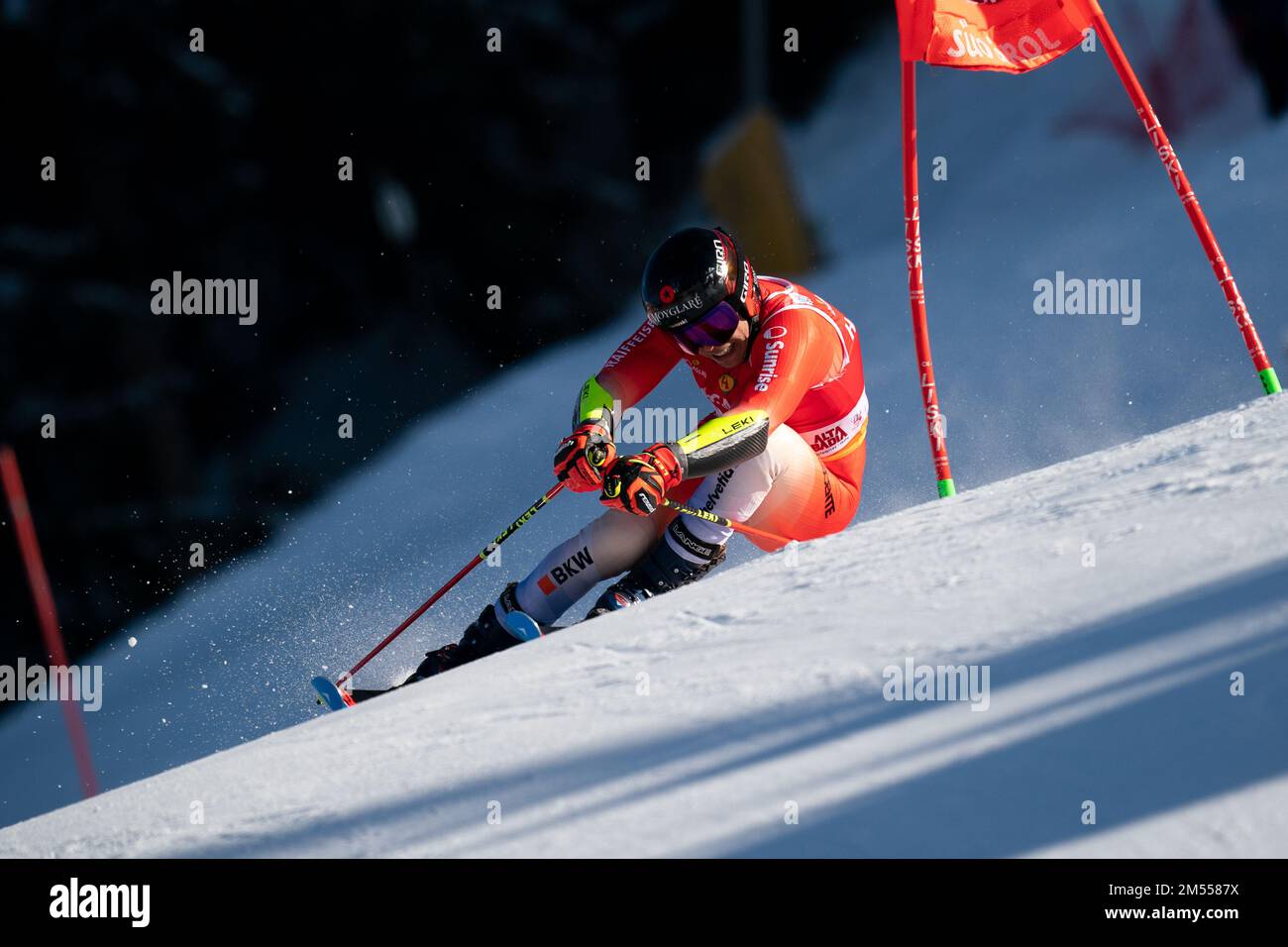 Alta Badia, Italy 18 December 2022. CAVIEZEL Gino (Sui) competing in ...