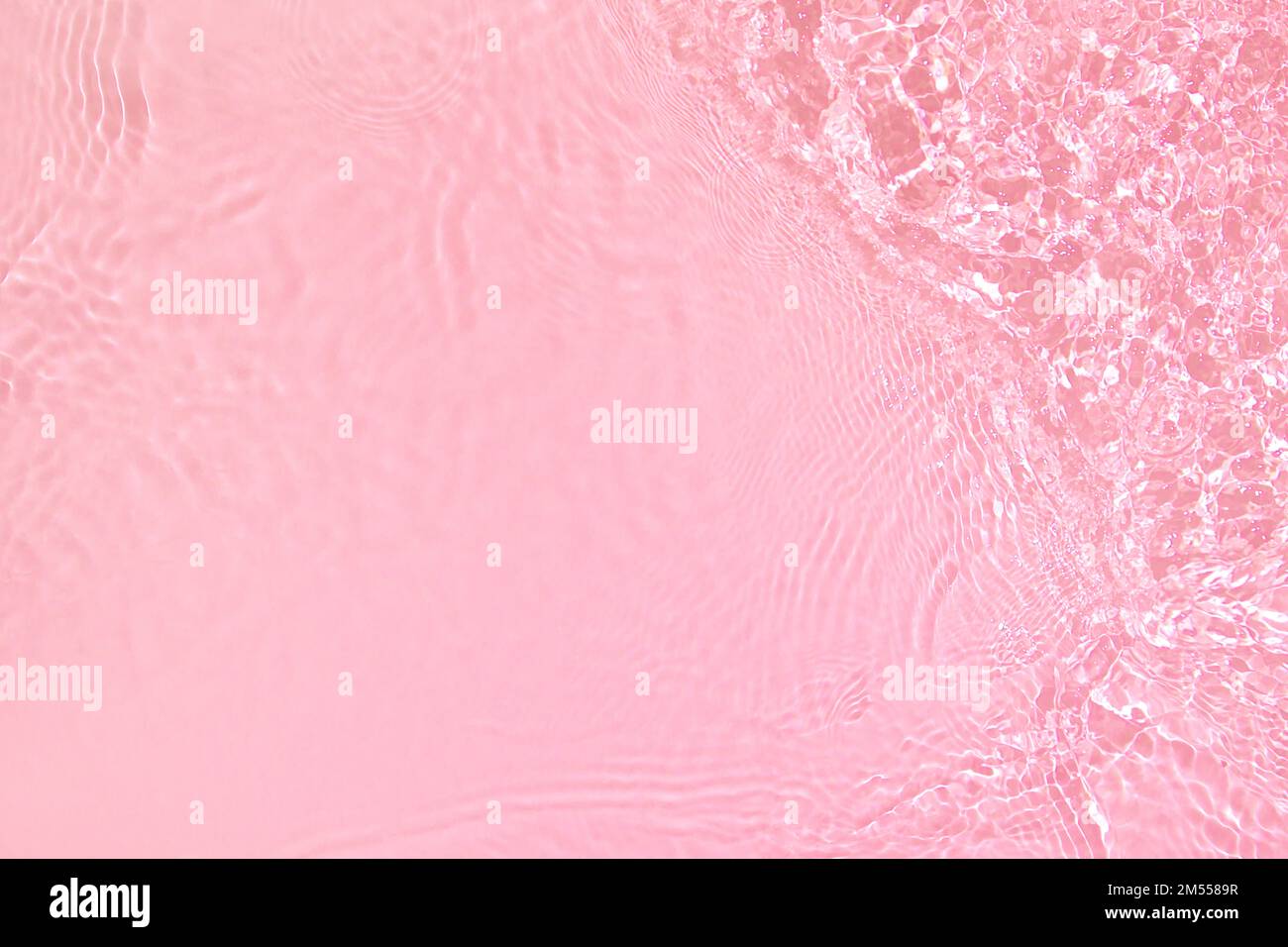 transparent pink colored clear calm water surface texture Stock Photo ...