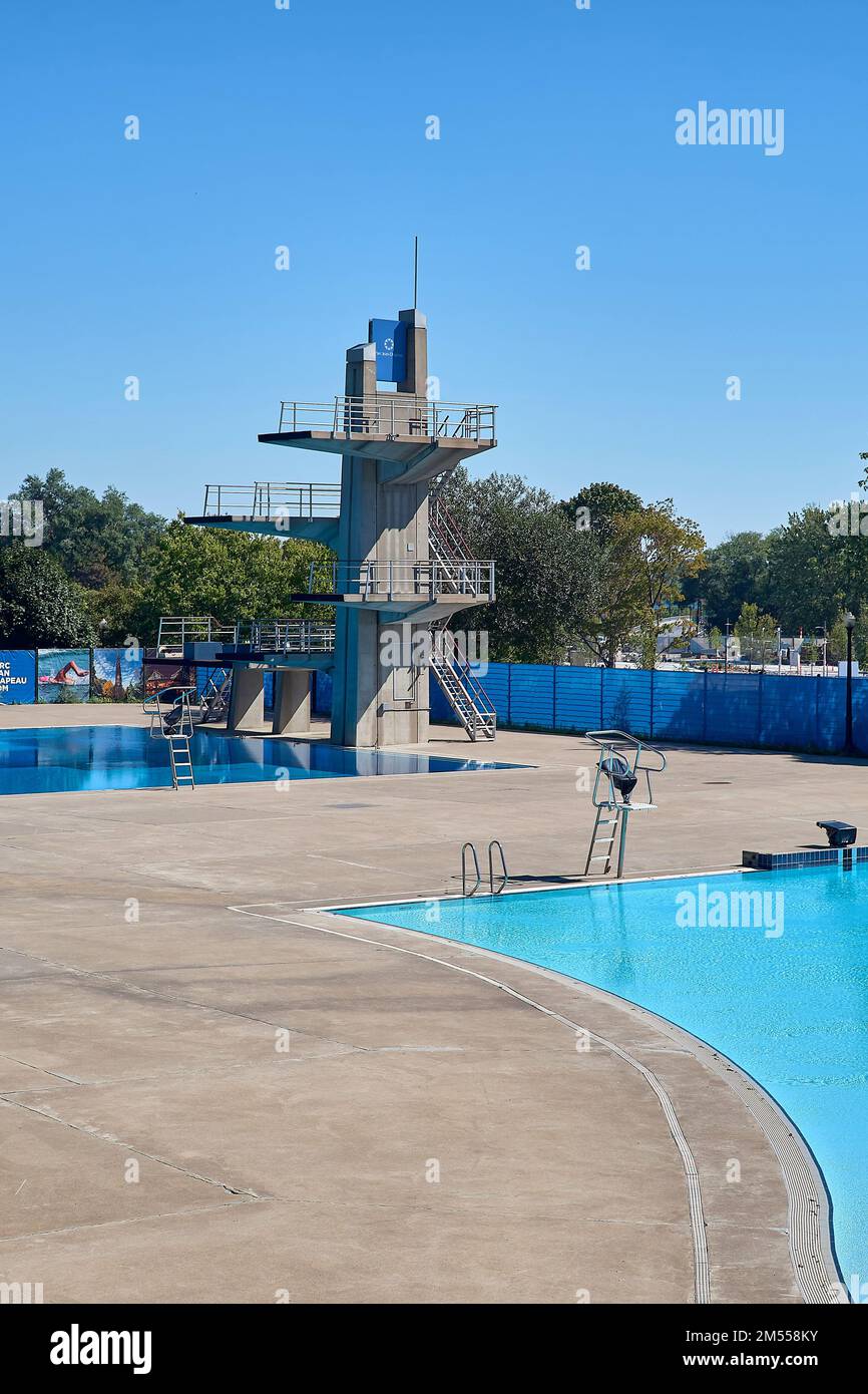 Montreal, Quebec, Canada September 14, 2018: Jean-Drapeau Park Pool in ...