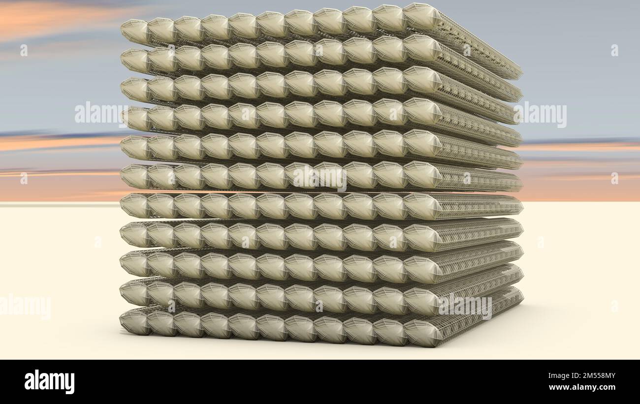 A 3D Illustration of an architectural structure. Artists, Designers ...