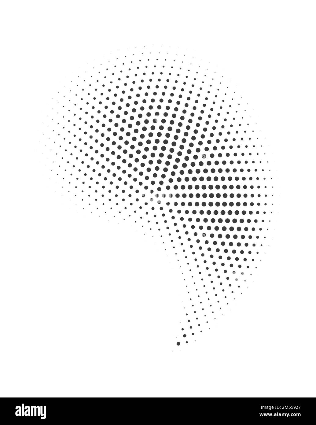 Halftone gradient shapes. Dots comic effect. Vector illustration Stock ...