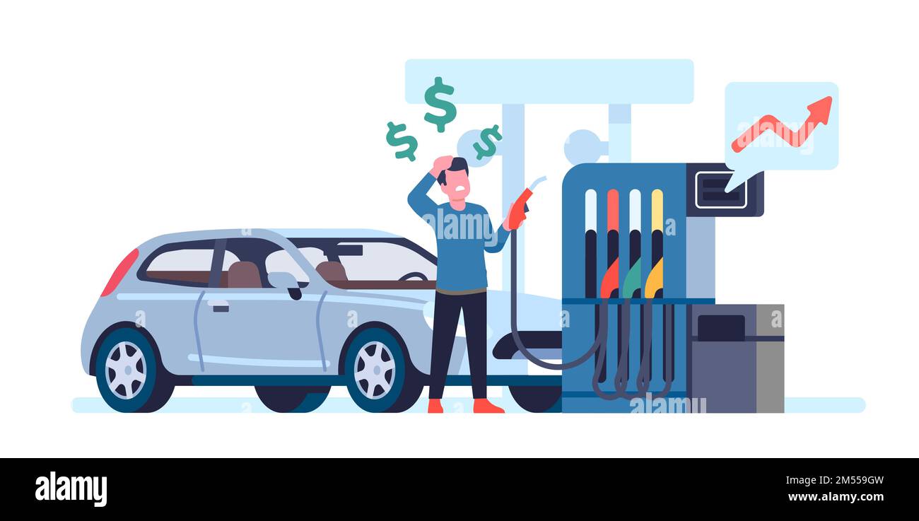 Fuel rise Stock Vector Images - Alamy
