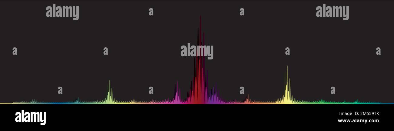 equalizer wave on black background Stock Vector Image & Art - Alamy