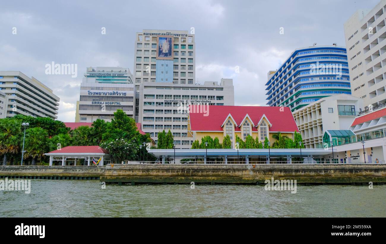 Siriraj Hospital is the first modern hospital in Thailand Stock Photo ...