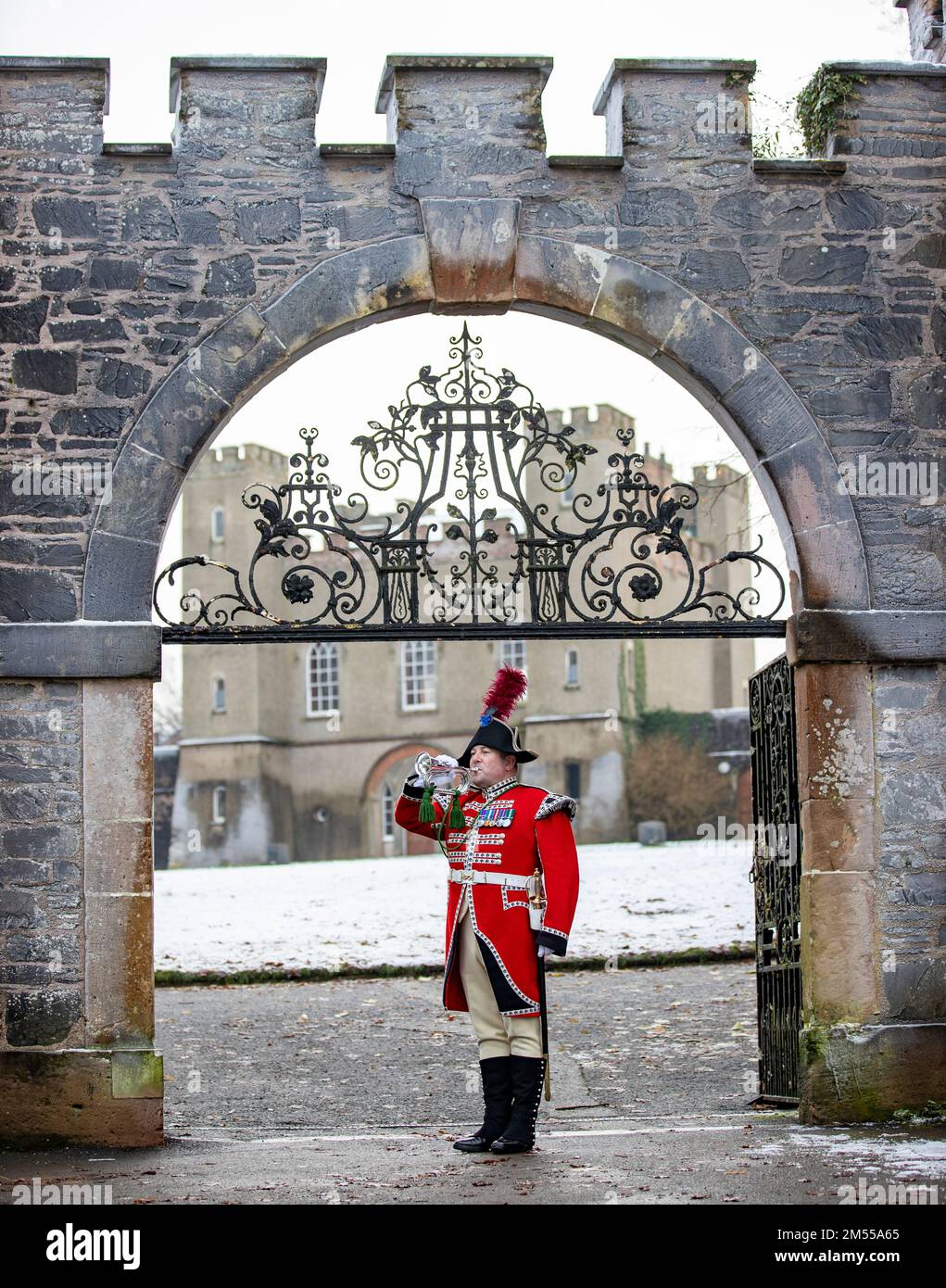 Hillsborough Fort Guard Bugler Andrew Carlisle. The bugler who played ...