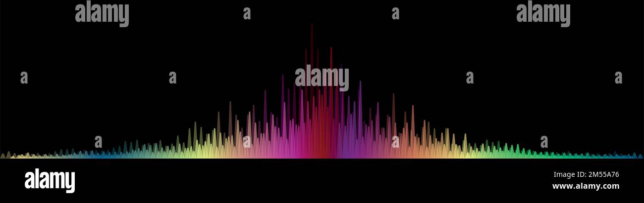 equalizer wave on black background Stock Vector Image & Art - Alamy
