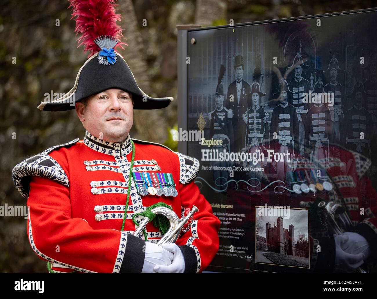 Hillsborough Fort Guard Bugler Andrew Carlisle. The bugler who played ...