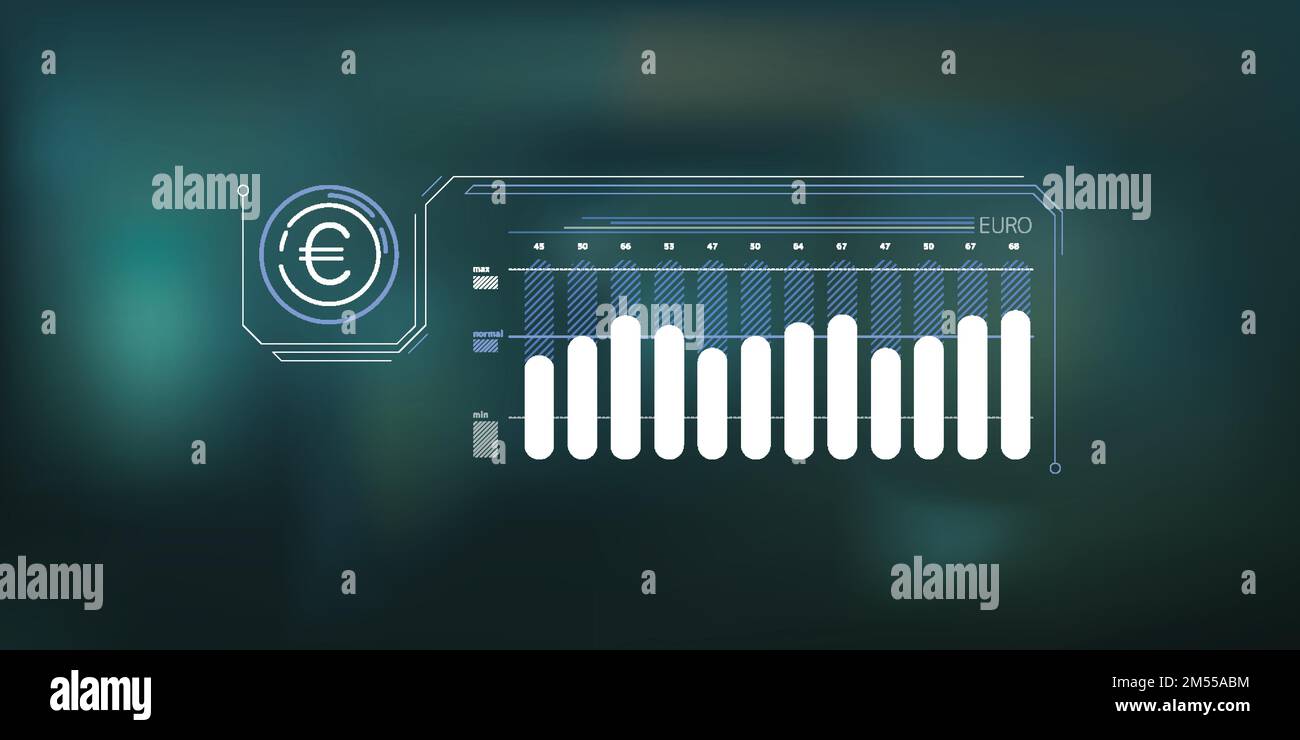 Abstract simple infographics about euro price stability Stock Vector ...