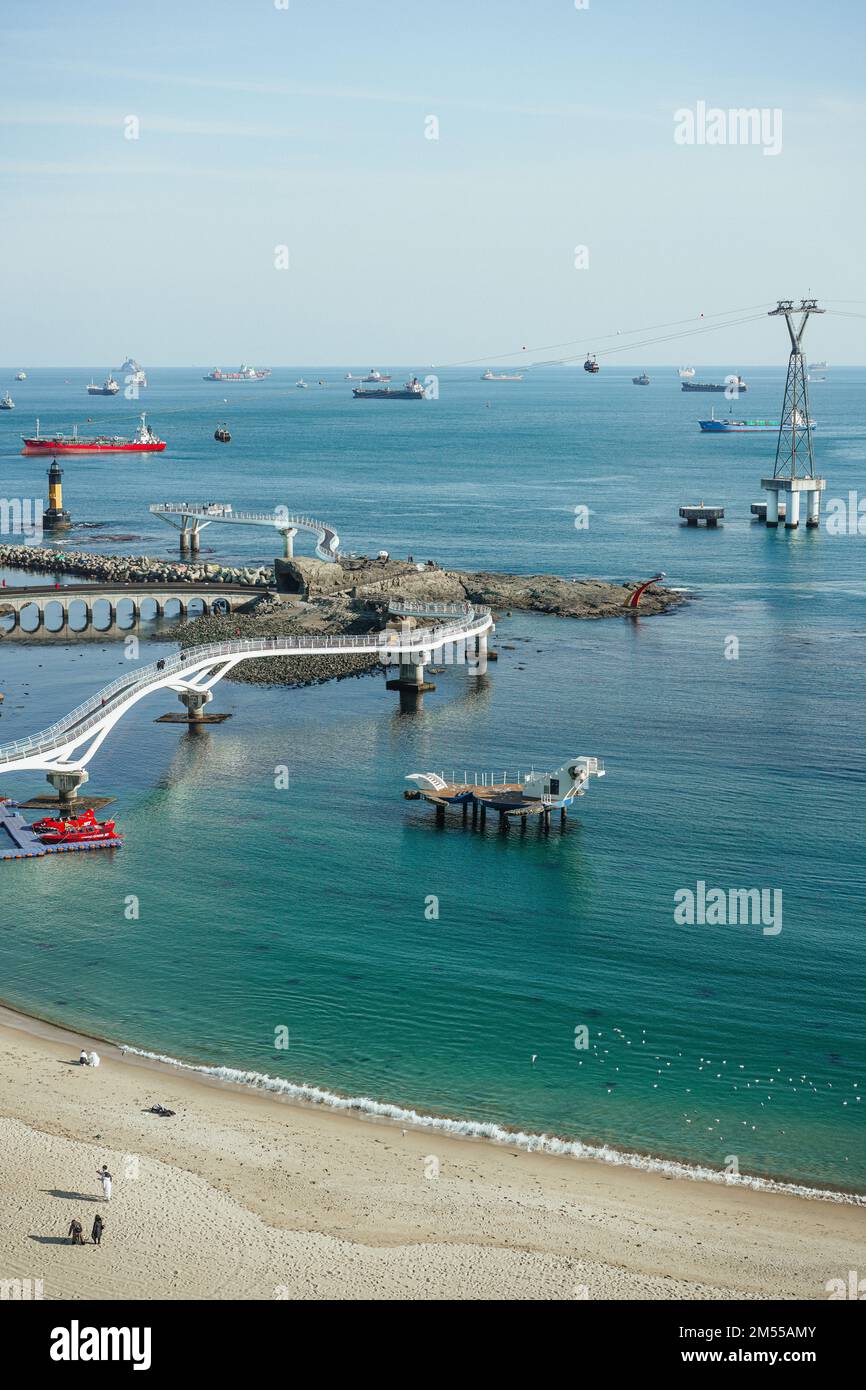 landscape of beach near ocean Stock Photo - Alamy