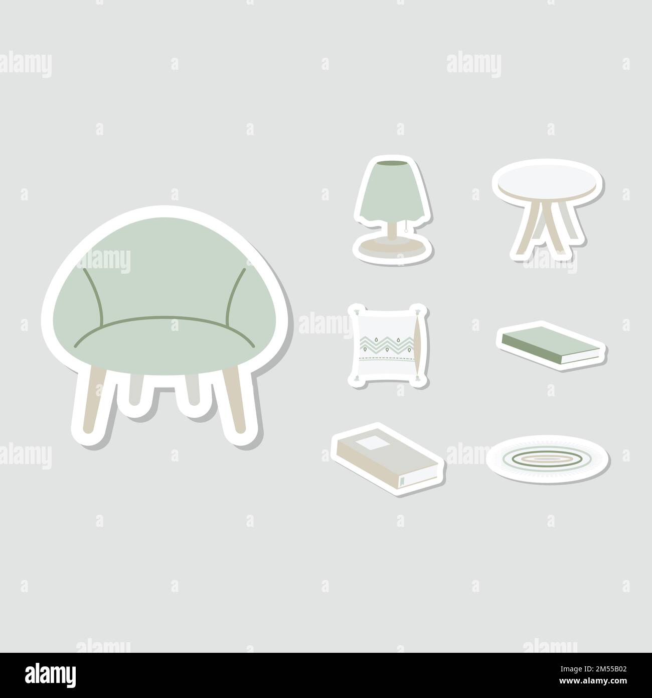 Aesthetic sticker hi-res stock photography and images - Alamy