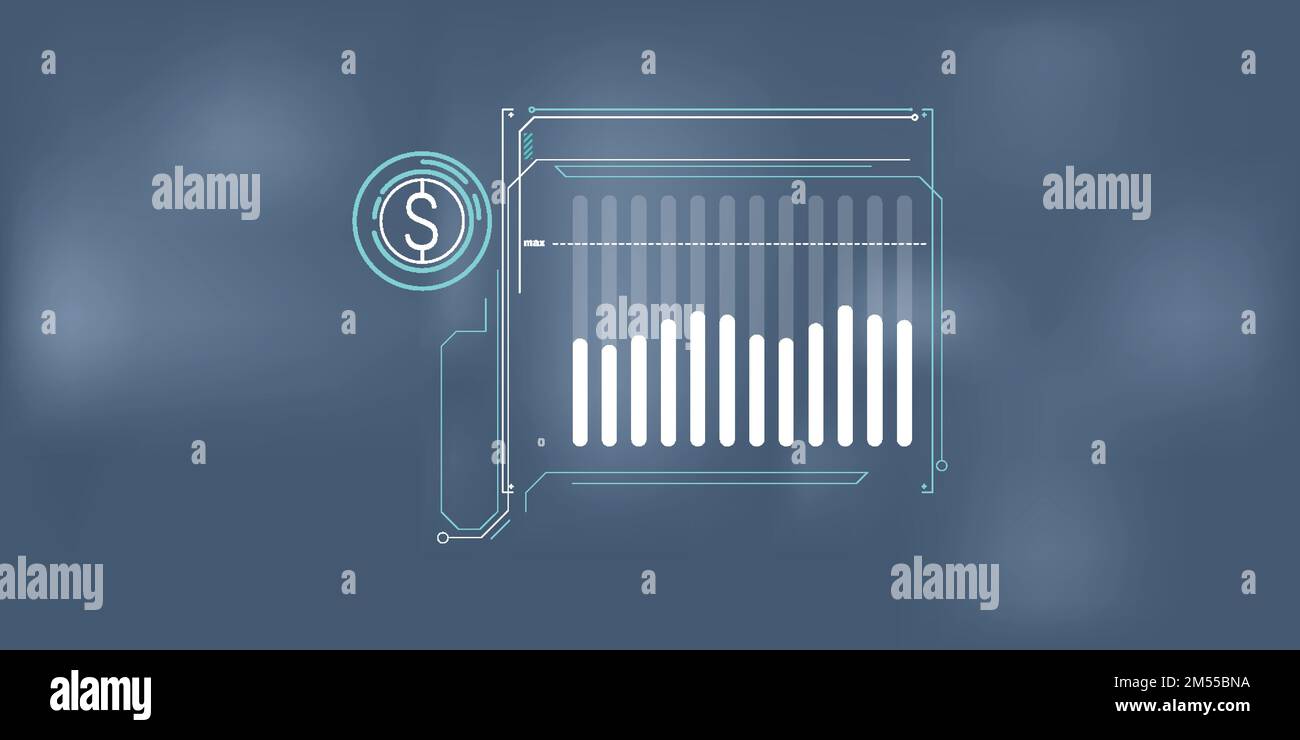 Clear and concise infographics of dollar price stability Stock Vector ...