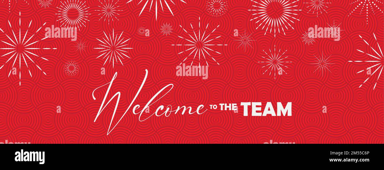 welcome to the team text Stock Vector Image & Art - Alamy