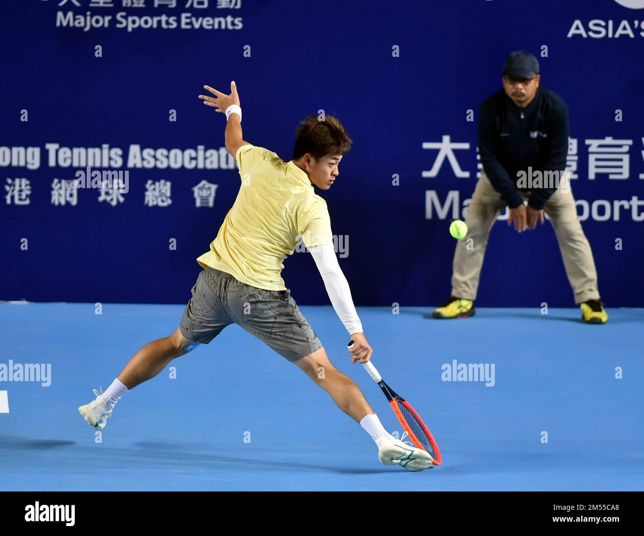 Chinese tennis player Wu Yibing defeated Swiss professional tennis ...