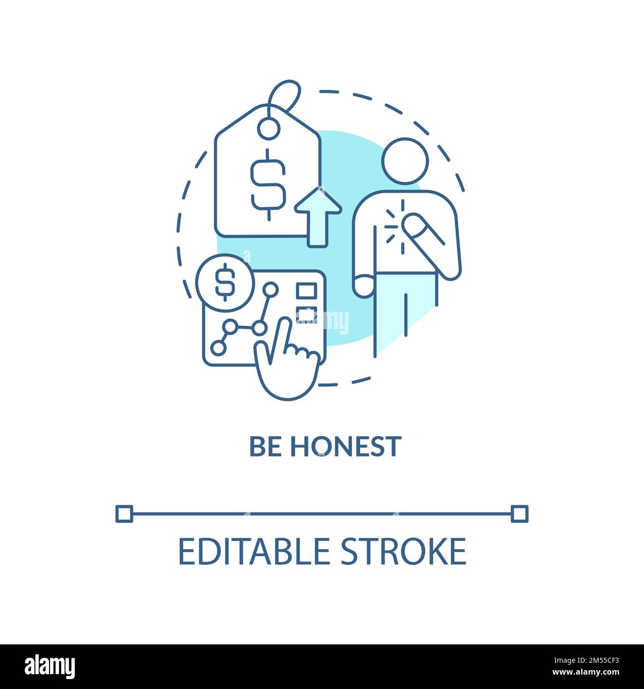 Price transparency concept icon Stock Vector Images - Alamy