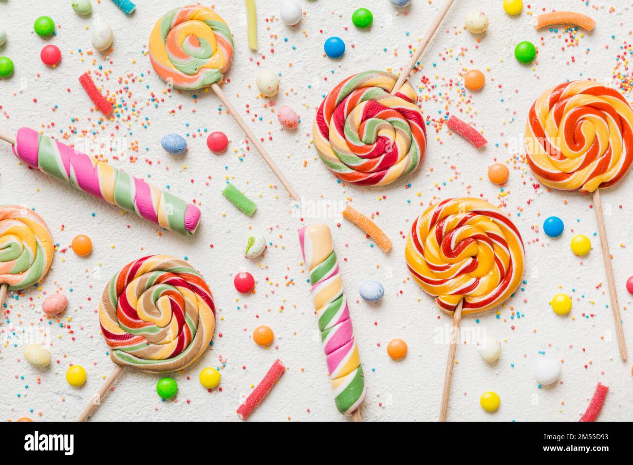 Tasty appetizing Party Accessories Happy Birthday Sweet. Different ...