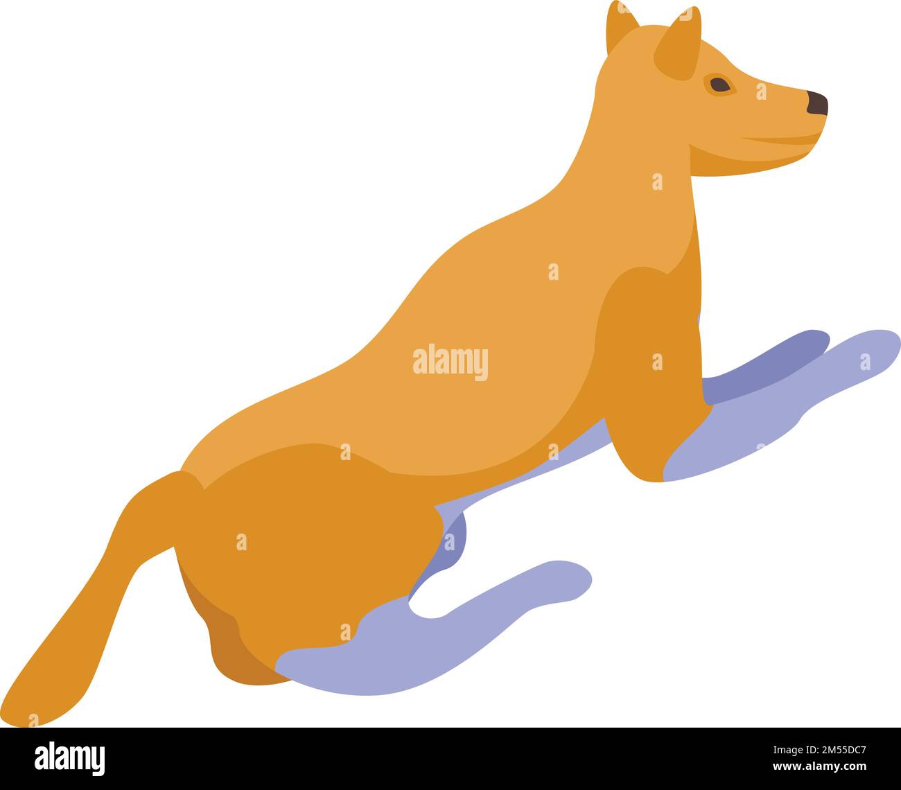 Dog icon isometric vector. Wild animal. Nature predator Stock Vector ...