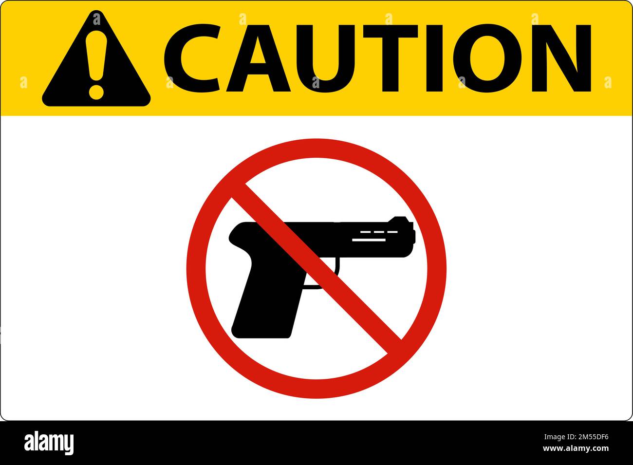 Security Caution Sign On White Background Stock Vector Image & Art - Alamy