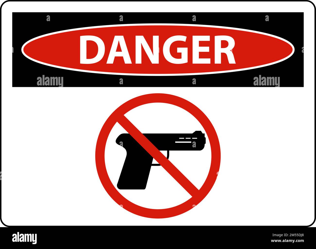 Security Danger Sign On White Background Stock Vector Image & Art - Alamy