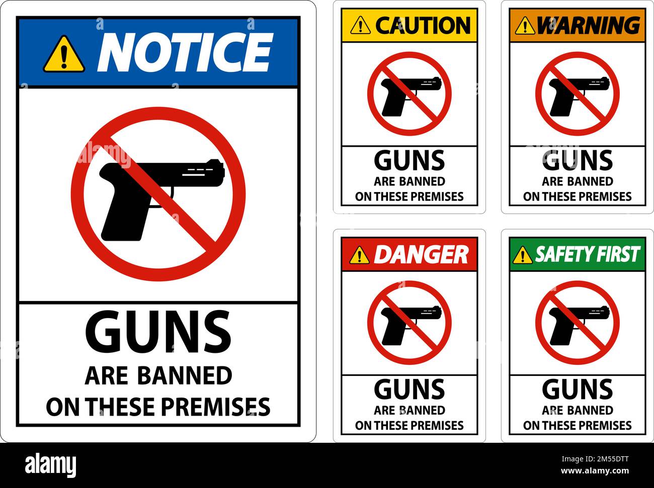 Prohibition sign guns hi-res stock photography and images - Alamy