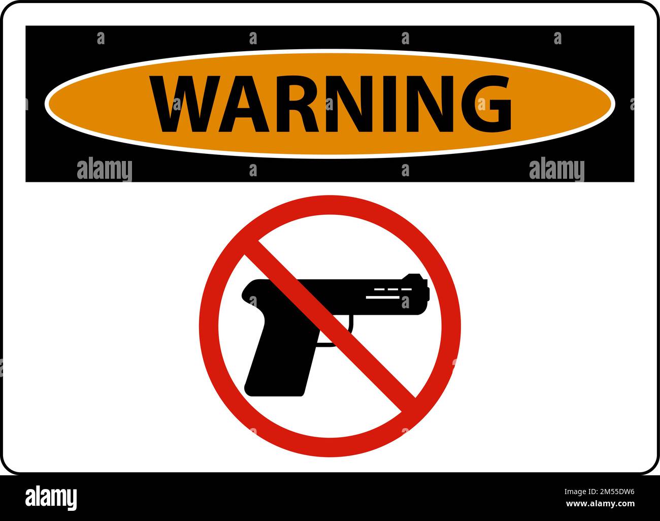 Security Warning Sign On White Background Stock Vector Image & Art - Alamy