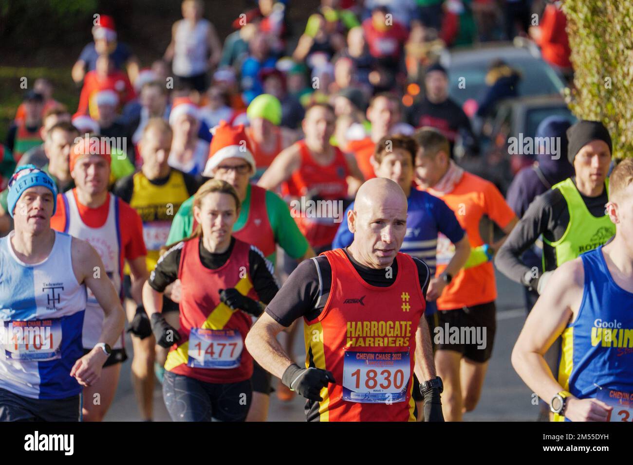 Leeds, UK. 26th December 2022. 2000 runners compete in the annual ...