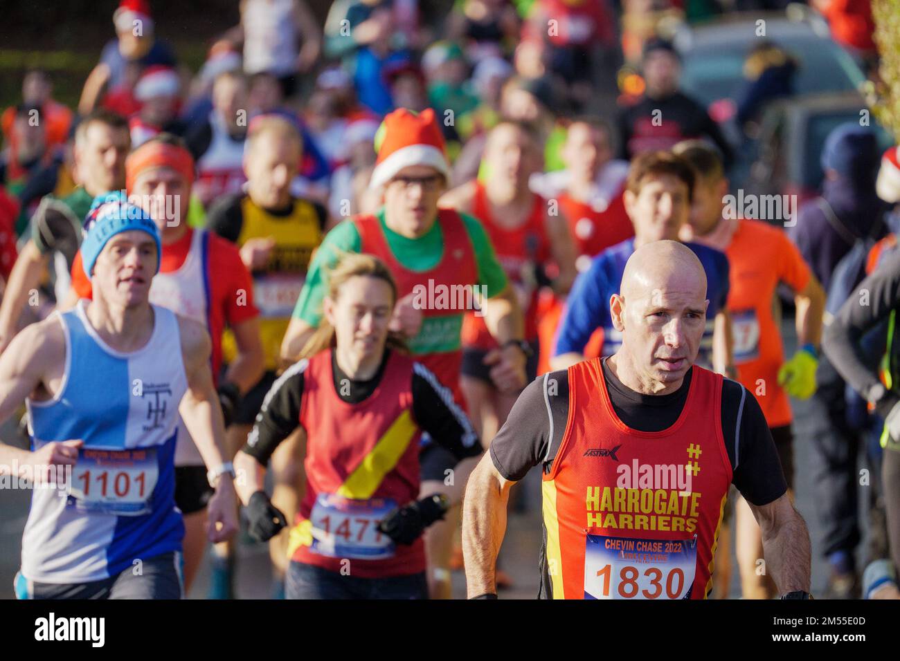 Leeds, UK. 26th December 2022. 2000 runners compete in the annual ...