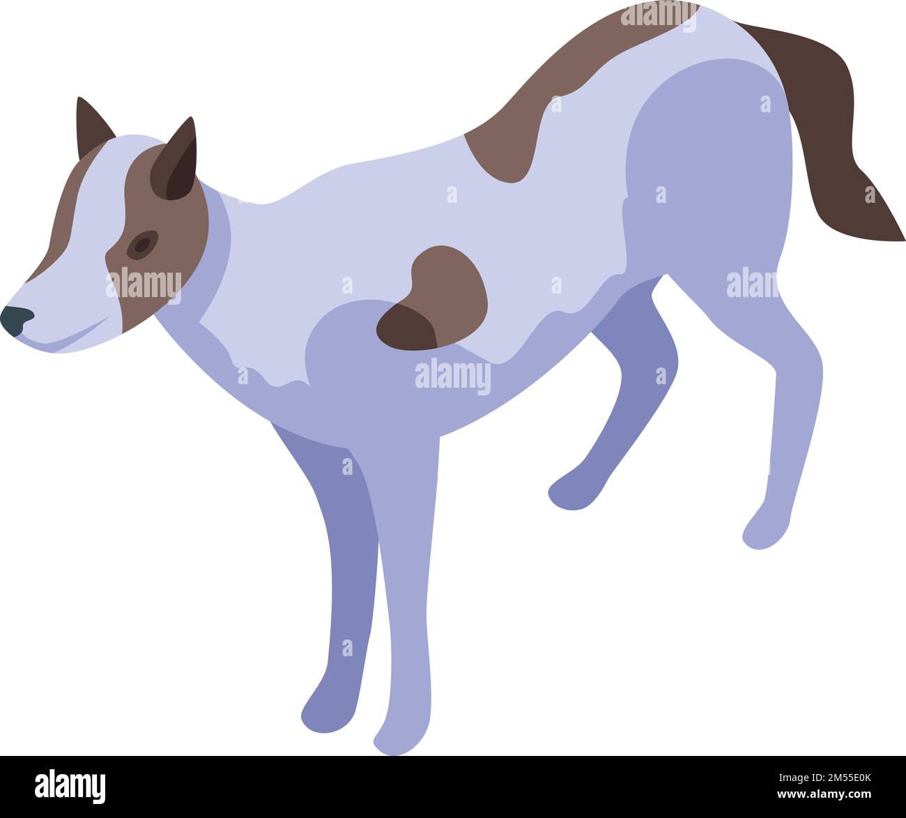 Africa wild dog icon isometric vector. Animal mammal. Safari nature ...